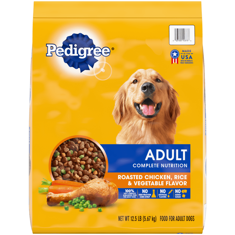 PEDIGREE® Dry Dog Food Adult Roasted Chicken, Rice & Vegetable Flavor