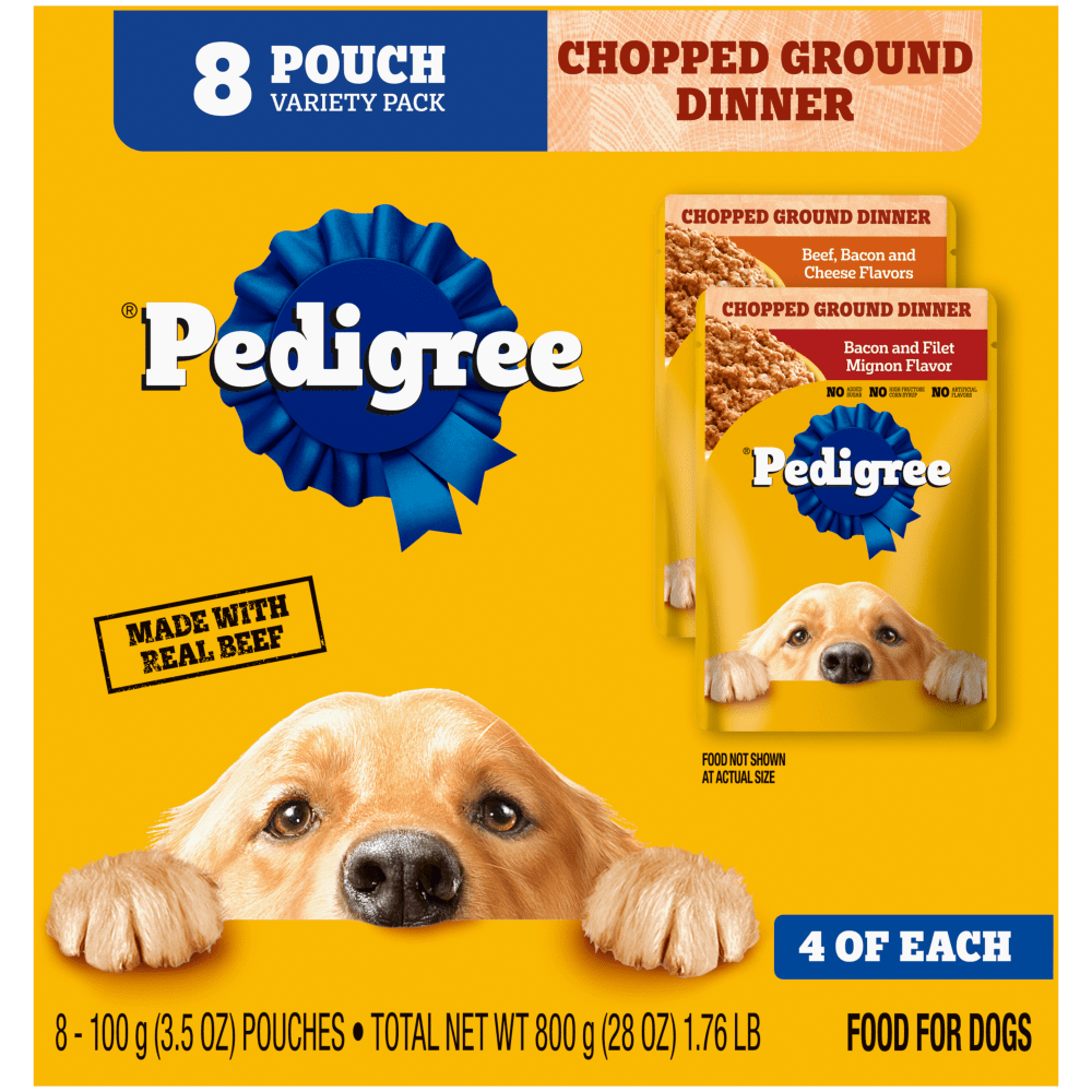 PEDIGREE® Pouch TRADITIONAL GROUND DINNER® 8ct